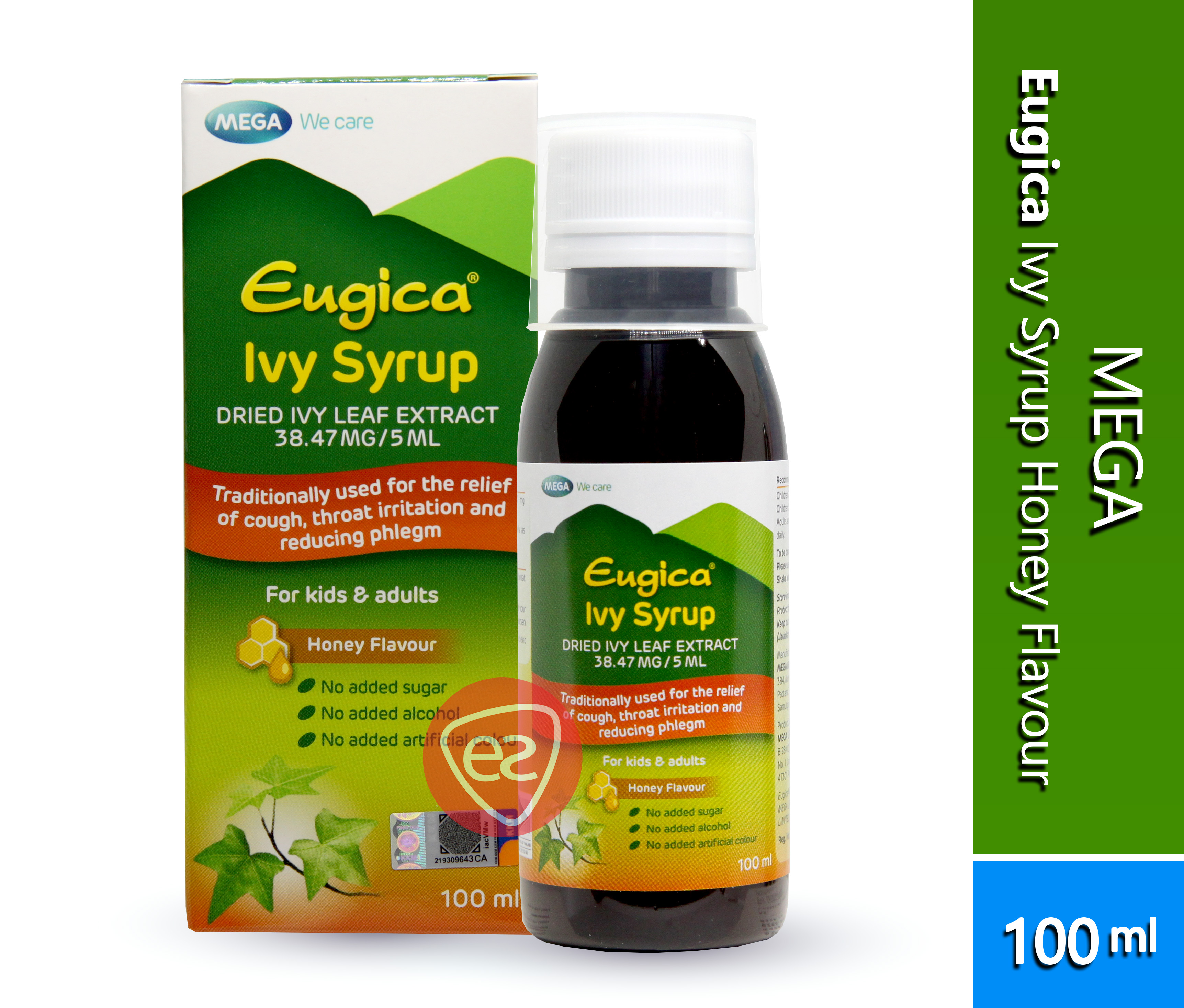 Mega Eugica Coff Cough Relief Softgel Capsule 10s / Ivy Leaf Extract 38 ...