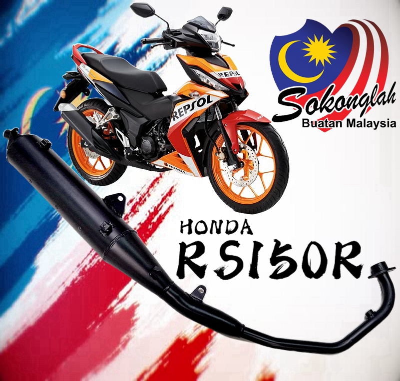 RS150 ekzos Std Honda RS 150 RS150R Standard ori muffler Exhaust EJM ...