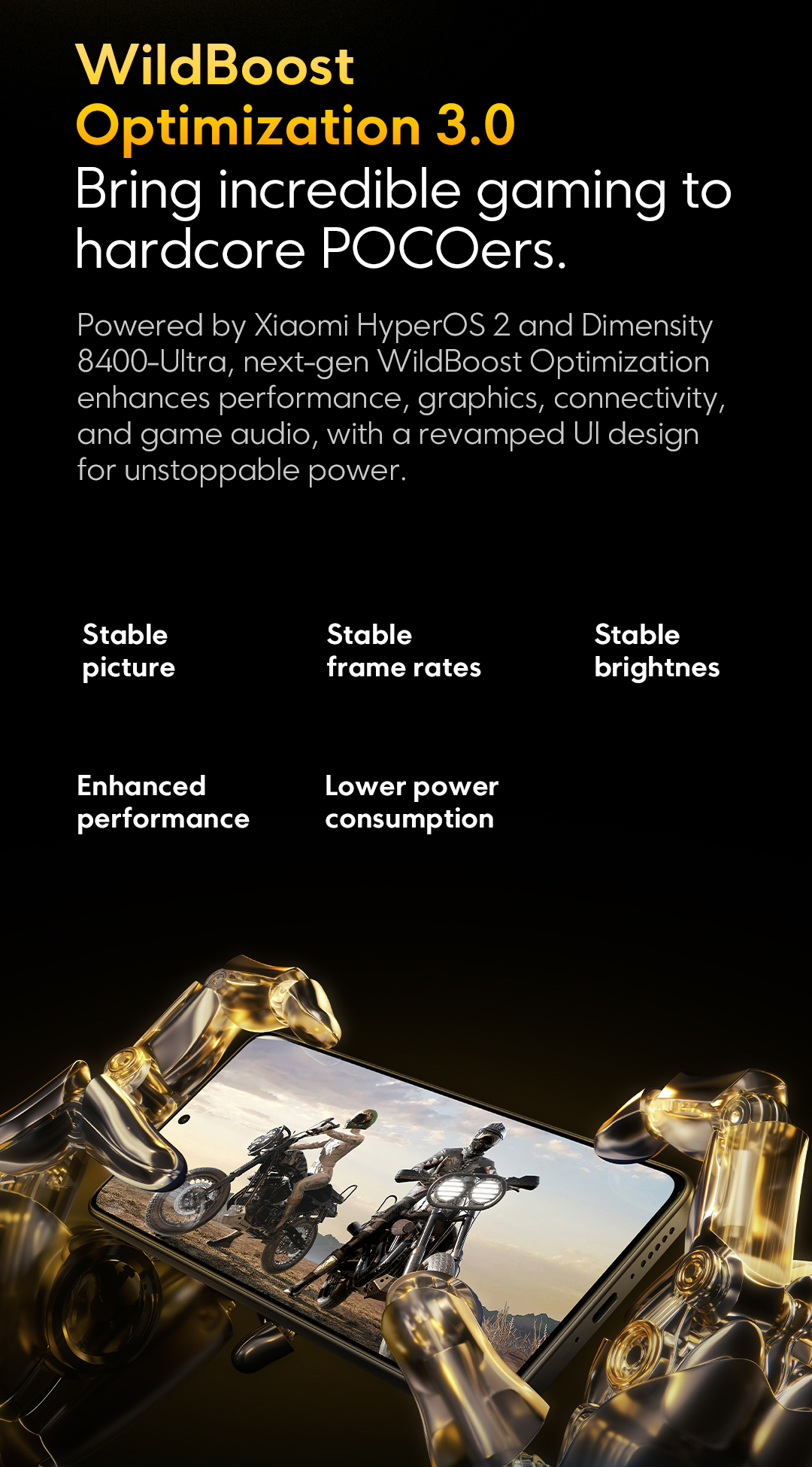 POCO X7 Pro 6000mAh battery+90W HyperCharge/MTK-8400 Ultra/HyperOS 2 ...