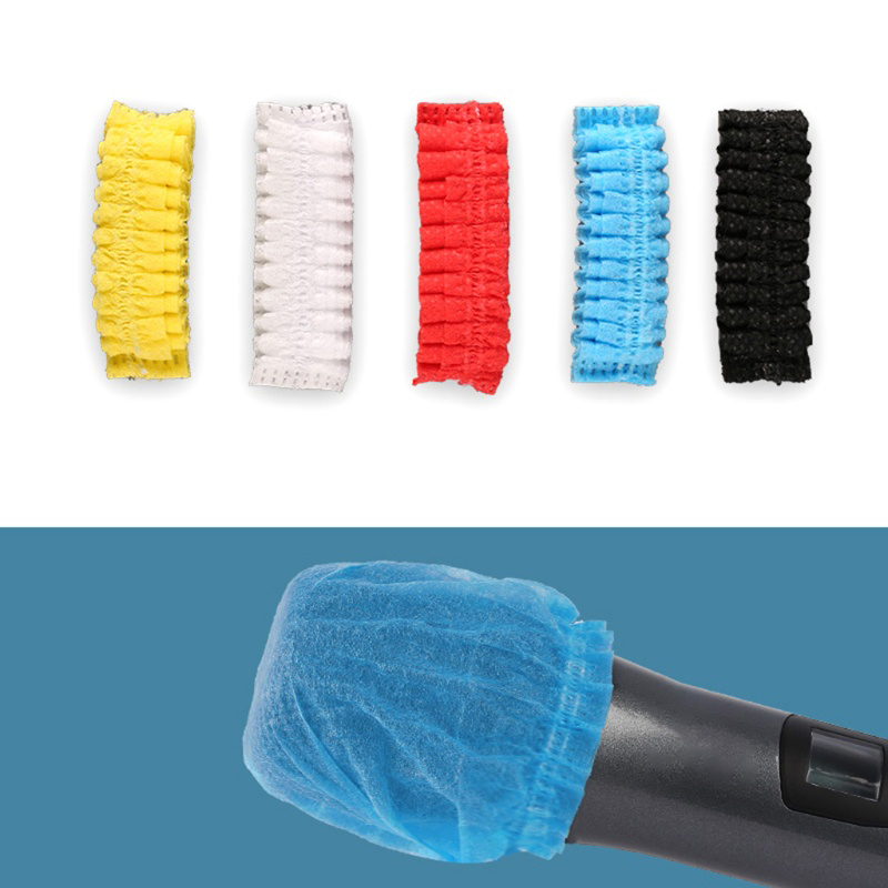𝗛𝗬𝗚𝗜𝗘𝗡𝗘 𝗠𝗜𝗖 》50/100/150/200 Pairs Disposable Mic Cover Microphone Cap ...