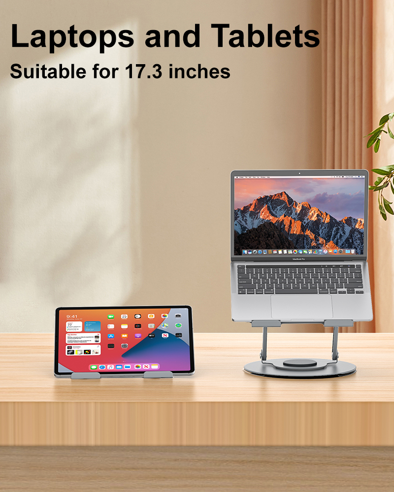 360° Rotating Laptop Stand Foldable and Portable Laptop Stand for ...