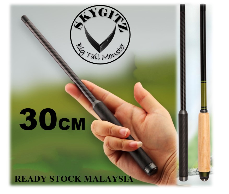 SKYGITZ MALAYSIA BACK TO NATURE Telescopic Carbon Fiber Fishing Mini ...