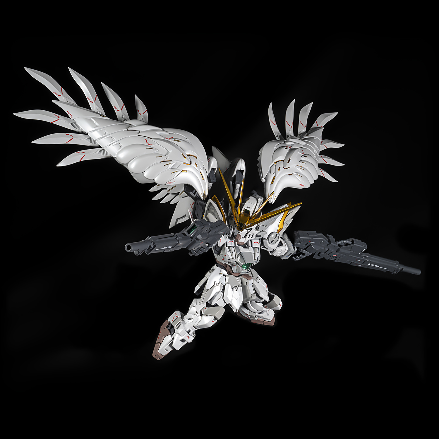 (Evo Monster) Waterslide Decal - MGSD Wing Zero EW (Fluorescent) XXXG-00W0 Model Kit Water ...