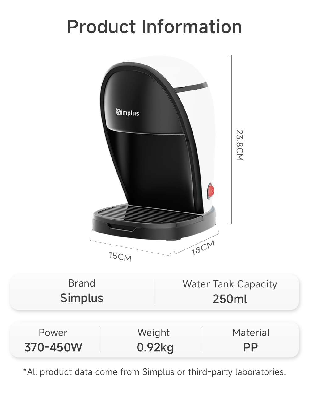 【Simplus Series 】Drip Coffee Maker Mesin Kopi Multifunctional Dual-Use ...