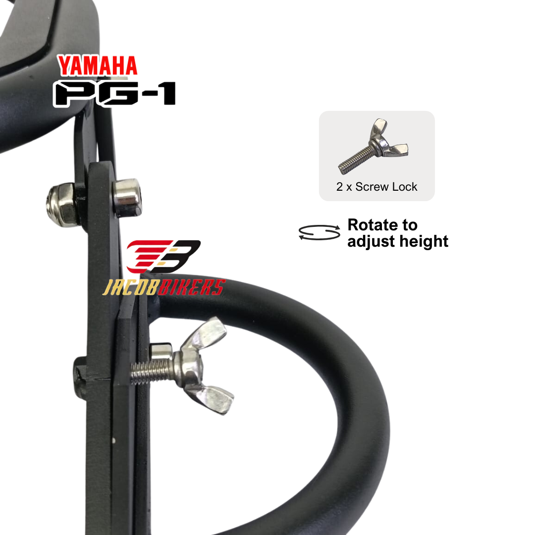 Yamaha PG-1 PG1 PG 1 Adjustable Rear Rack With Backrest Delivery Bag ...
