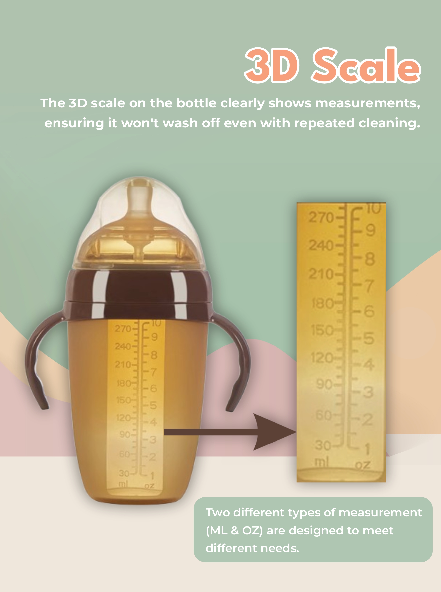 [PIKO BELLO] Free Straw Silicone Baby Milk Bottle Feeding Bottle Baby ...