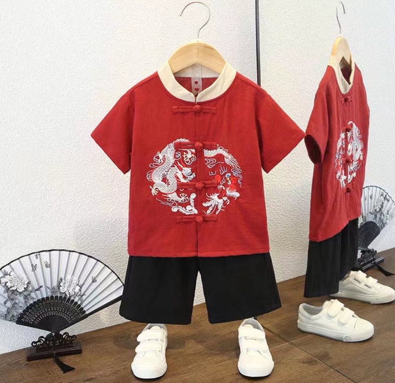 [🇲🇾 Ready Stock] Retro Small Kid Boy Korean Style Tong Suit Short ...