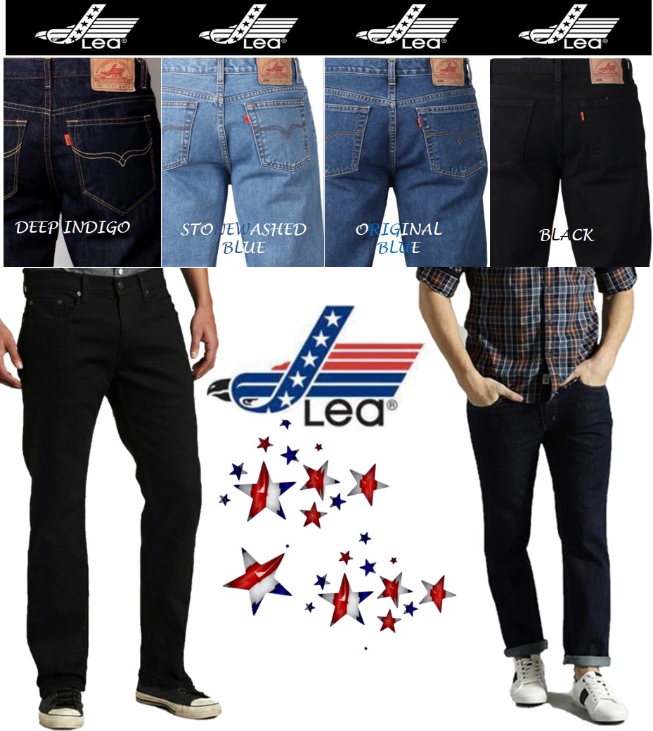 Jeans LEA Original Authentic Denim - Men/Ladies Straight Cut (Export ...