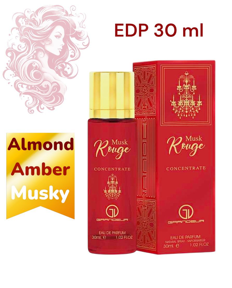 Musk Rouge Concentrated 30ml For Her Eau De Parfum Grandeur Woman Red ...