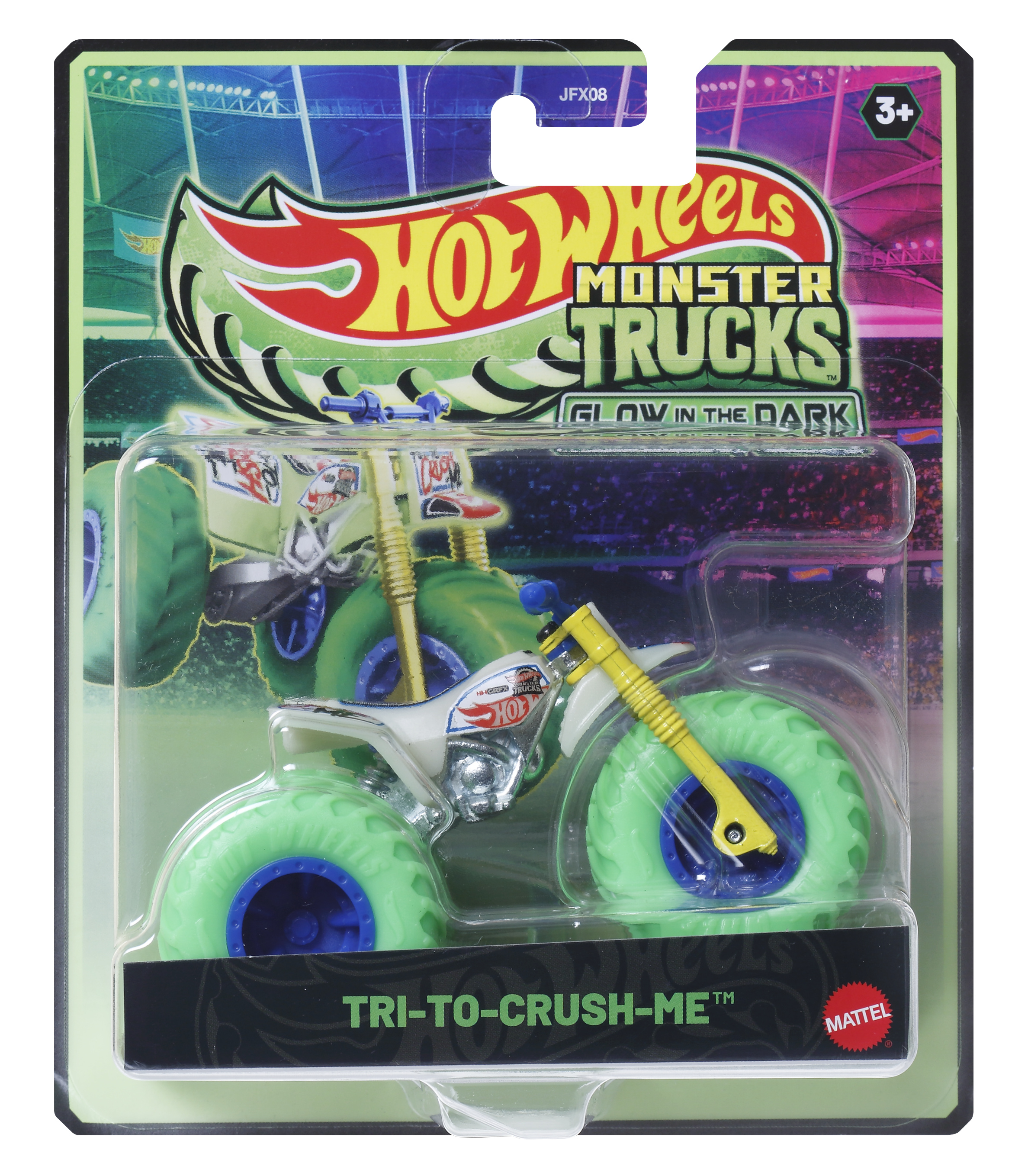 Hot Wheels Monster Truck 1:64 Glow In The Dark - Assorted (JFX08 ...