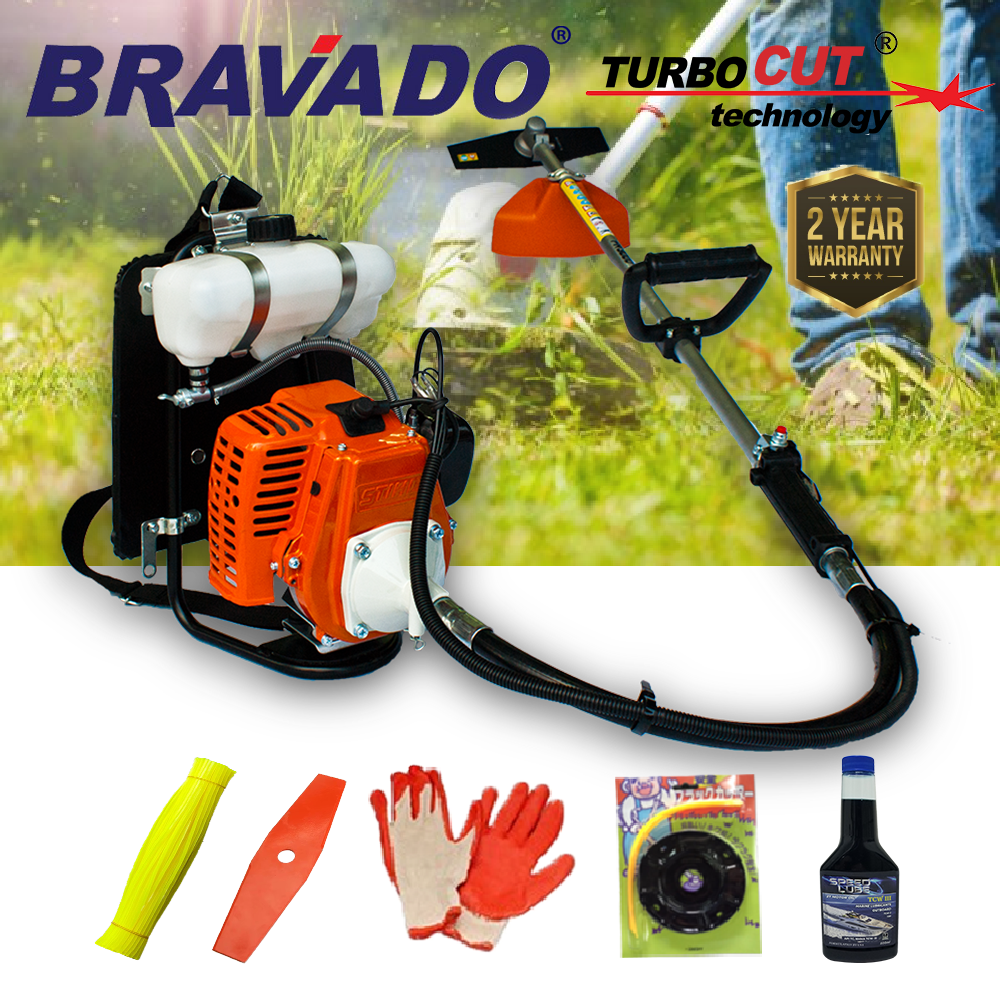 【JAPAN QUALITY】BRAVADO/TANAKA TurboCUT 32.8cc 2-STROKE BRUSH CUTTER ...
