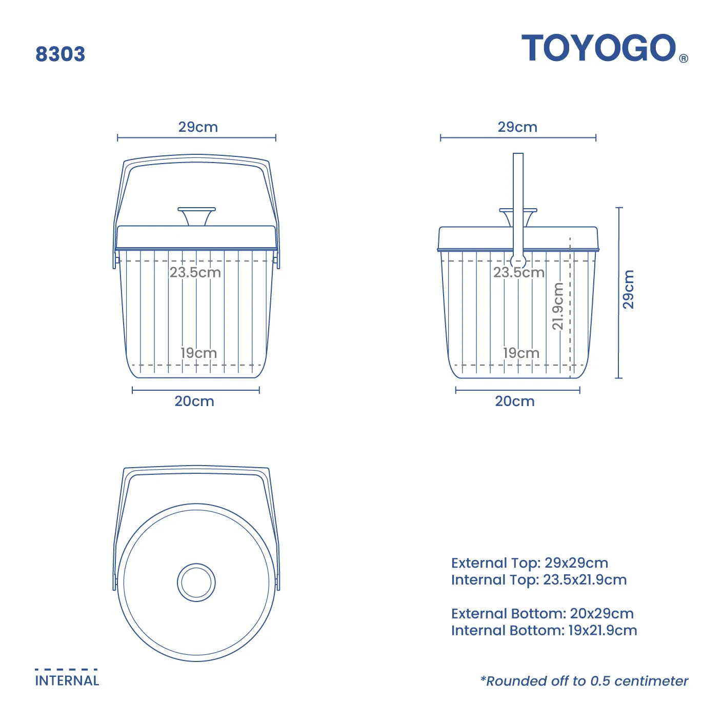 TOYOGO Hot/Ice Bucket 8303 (9L) [1 unit/2 units] | Shopee Malaysia