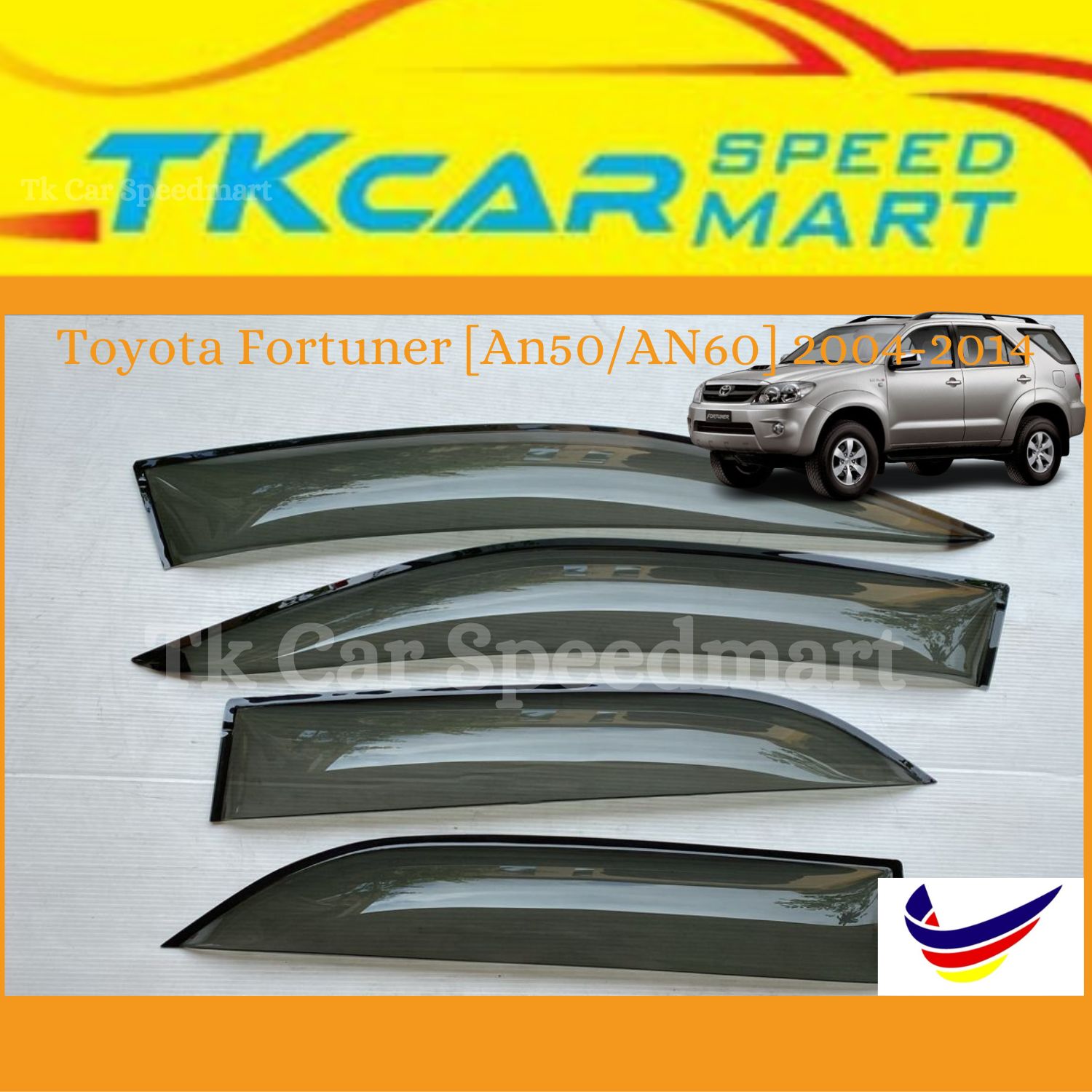 [READY STOCK] TOYOTA FORTUNER [AN50/AN60] 2004-2014 1 ST GEN ( OEM ) ORIGINAL 4 DOOR 10 CM WIDTH ...