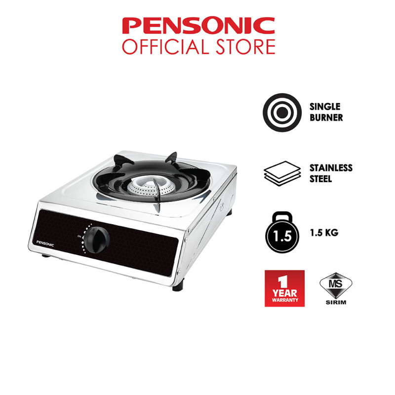 Pensonic/iSONIC/Milux/MECK Stainless Steel Single Burner Gas Cooker ...