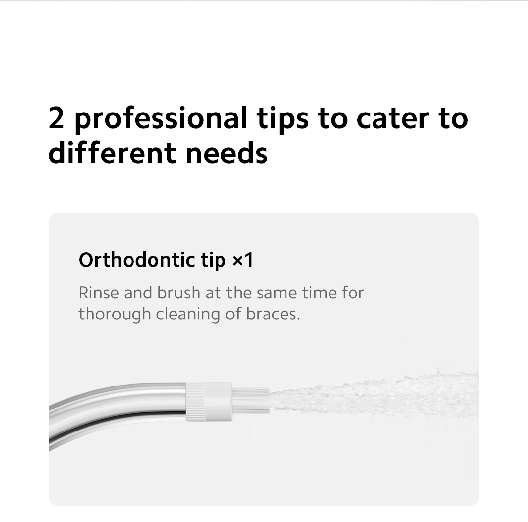 Xiaomi Water Flosser 2 200ml water tank/3 flossing modes/90-day long ...
