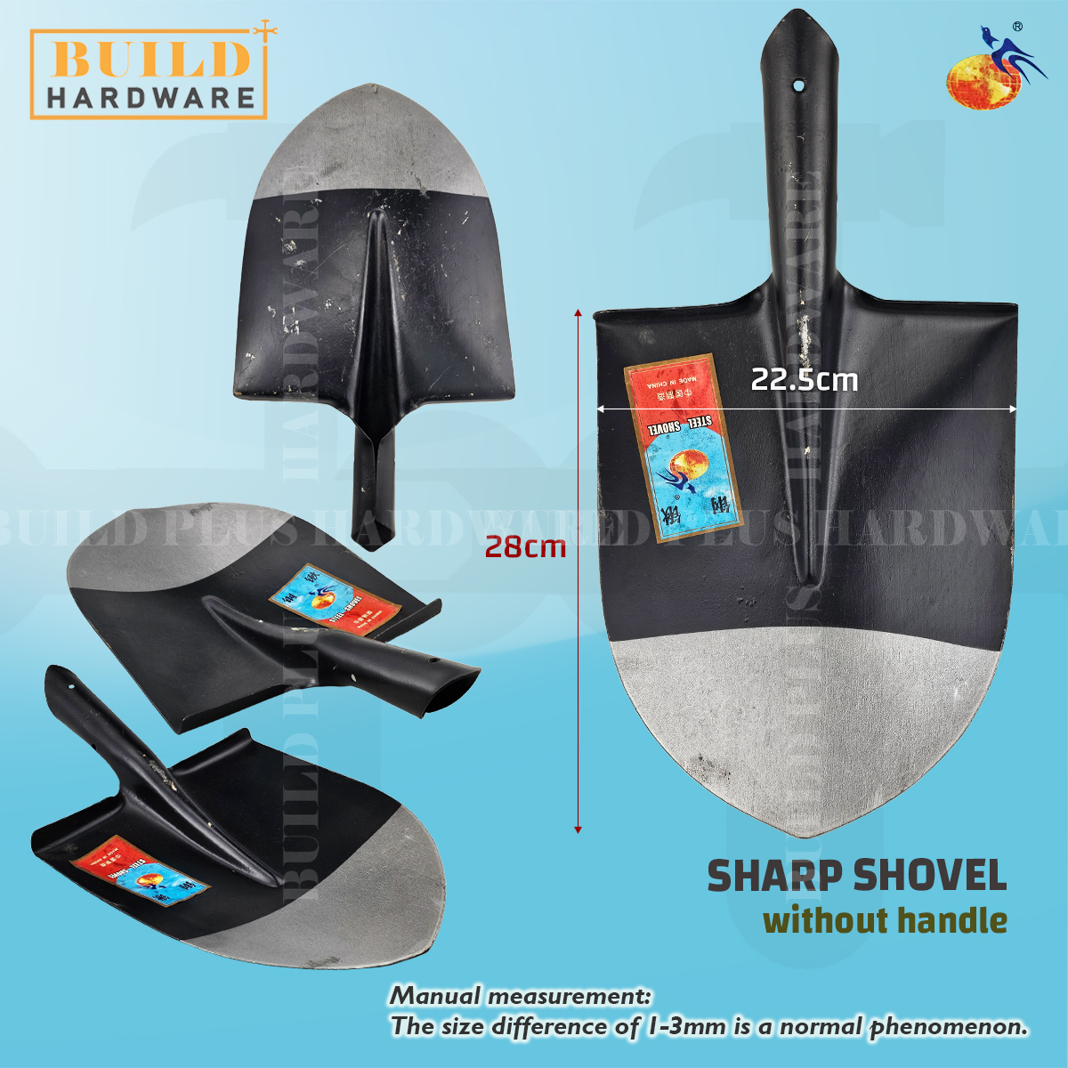 Sharp Shovel / Plastic & Wooden Handle Cangkuk Pasir Kebun SKOP 塑料+木柄 ...