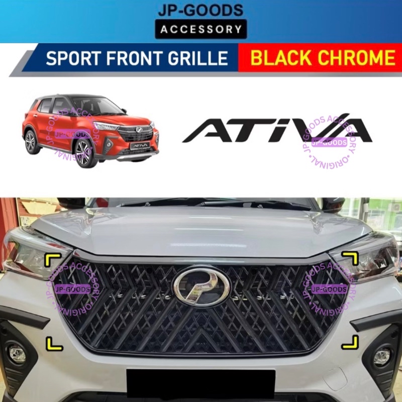 Perodua Ativa 2021-2025 Front Grille LEXUS Dark Knight Design Grilles ...
