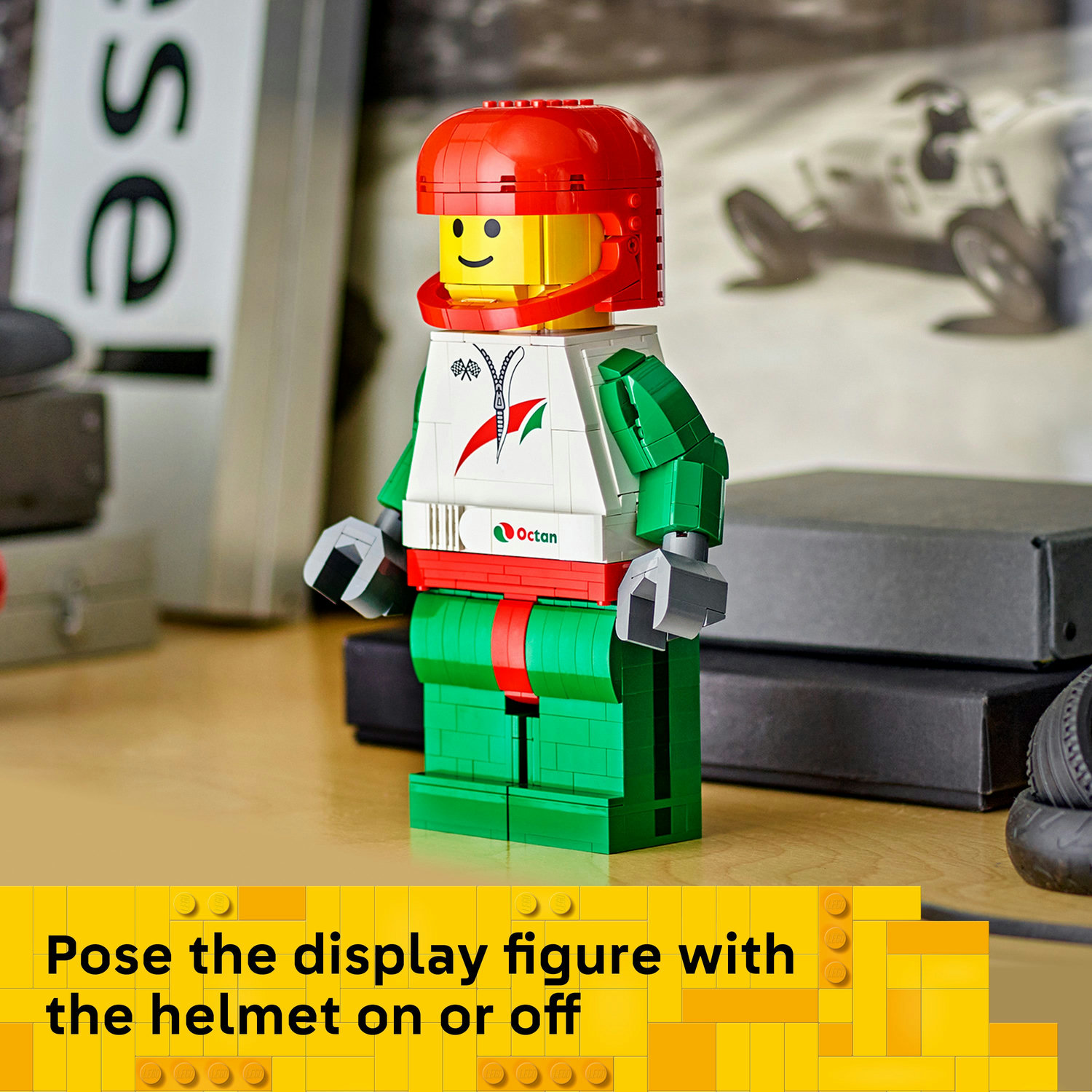 [BricksInBoots] LEGO Up-Scaled Racing Driver Minifigure (40819)(694 ...