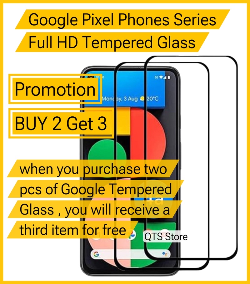 (Beli 2 Percuma 1) Google Pixel 9A 9 Pro XL 8 7 7 Pro 9D Full Screen ...