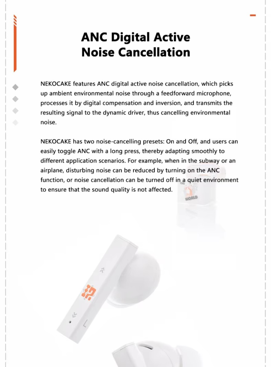Moondrop Nekocake Girls Frontline Edition, True Wireless Earbuds: ANC ...