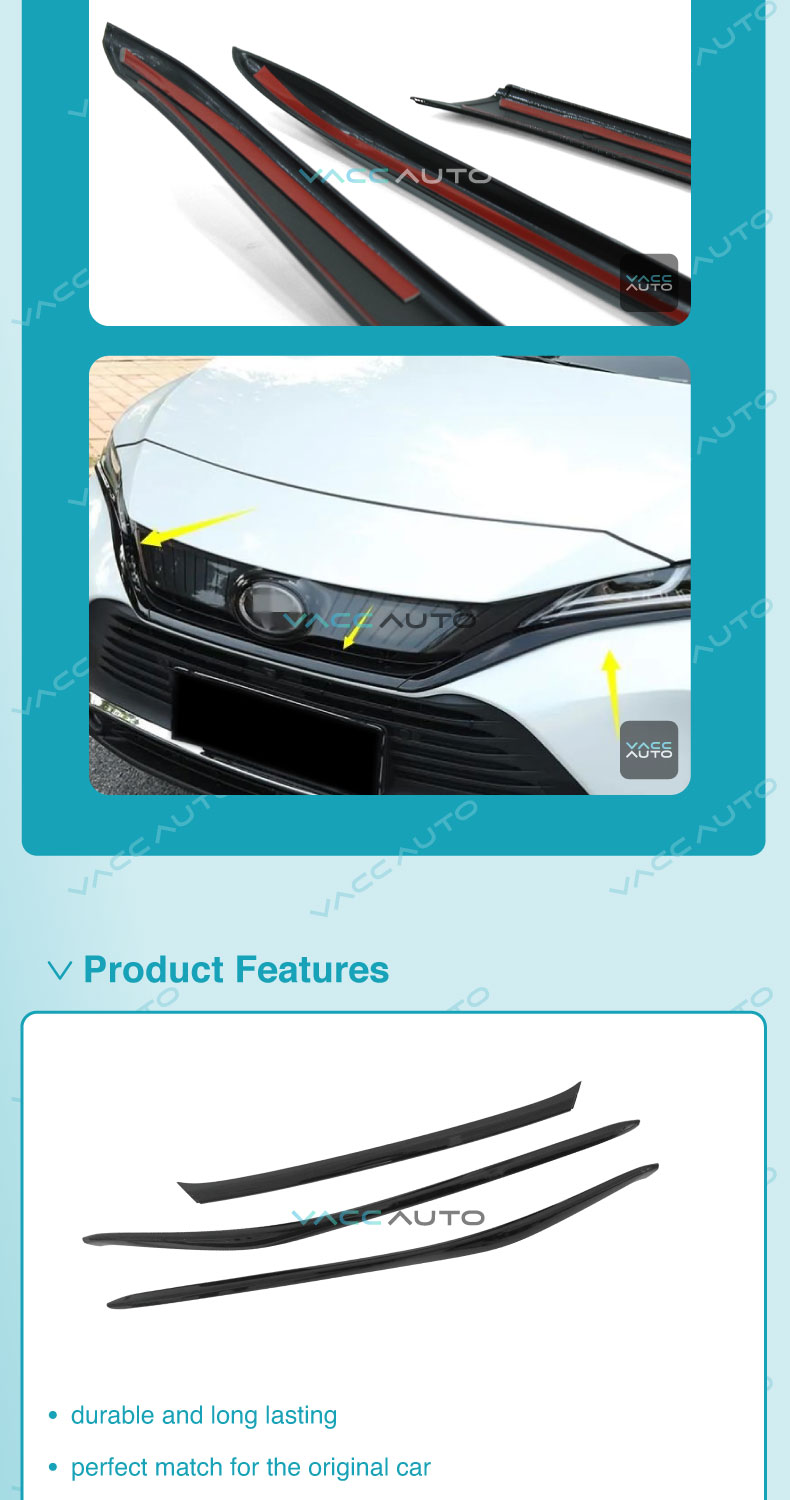 Toyota Harrier XU80 Gen (2020-2025) Front Center Mesh Grille Grill ...