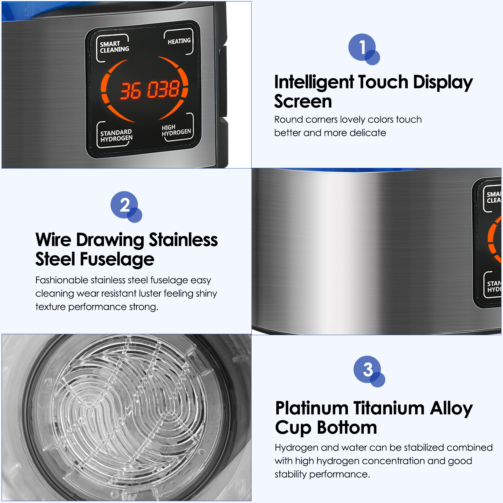 Hydrogen water Water oksigen tester hydrogen water generator Rich ...