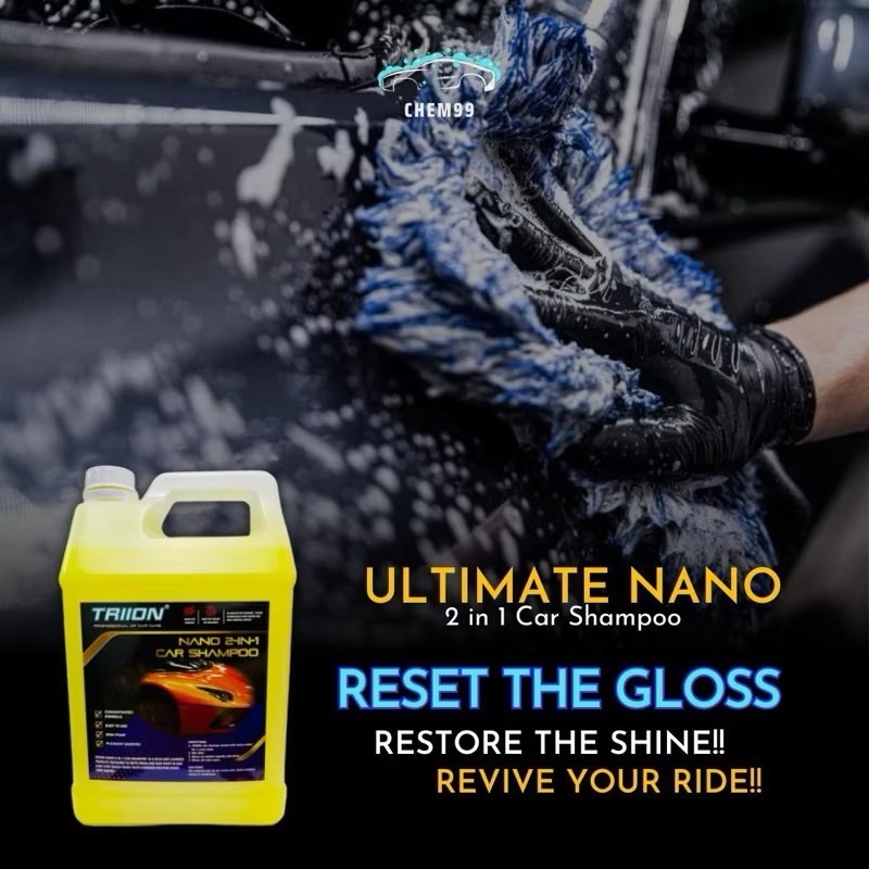 Ultimate Nano Wash Car Shampoo Snow Foam Shampoo Wax 2 IN 1 Sabun ...