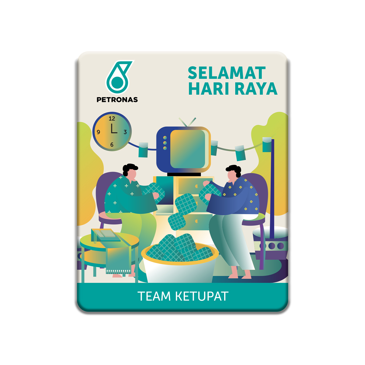 PETRONAS Raya 2025 Surprise Fridge Magnet - Multi | Shopee Malaysia