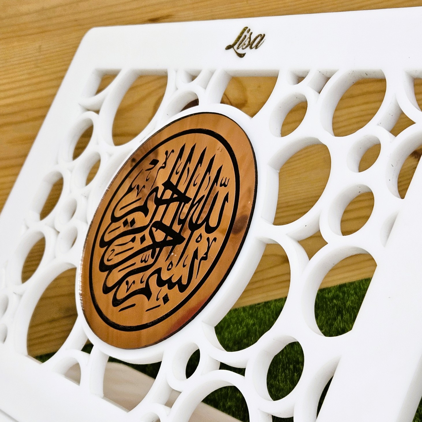 Rehal Al-Quran Exclusive Percuma Engrave Nama Rehal Acrylic Rehal ...