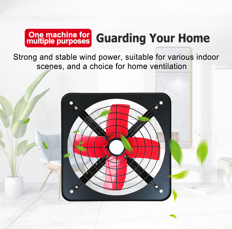 Portable Exhaust Fan 8-20 inch Wall Type Light Duty Industrial Kitchen ...