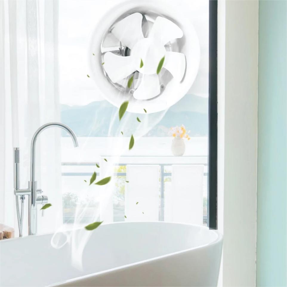 MIDEA 6'' 7W 15W GLASS/WINDOW MOUNTED EXHAUST FAN/EKZOS FAN | Shopee ...