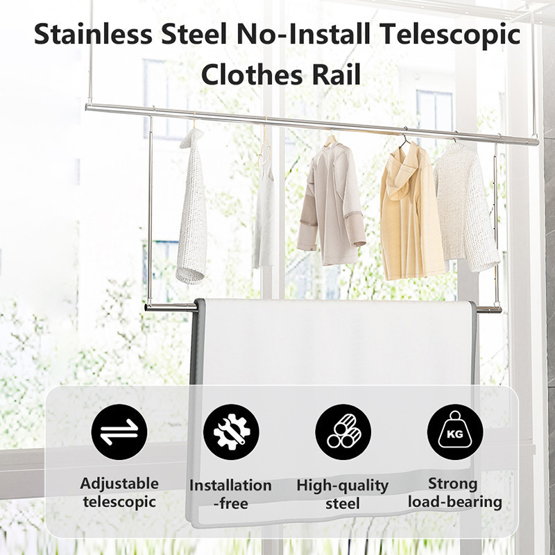 Olhome丨Folding Blanket Bedsheet Rack Clothes Drying Hanger Household ...