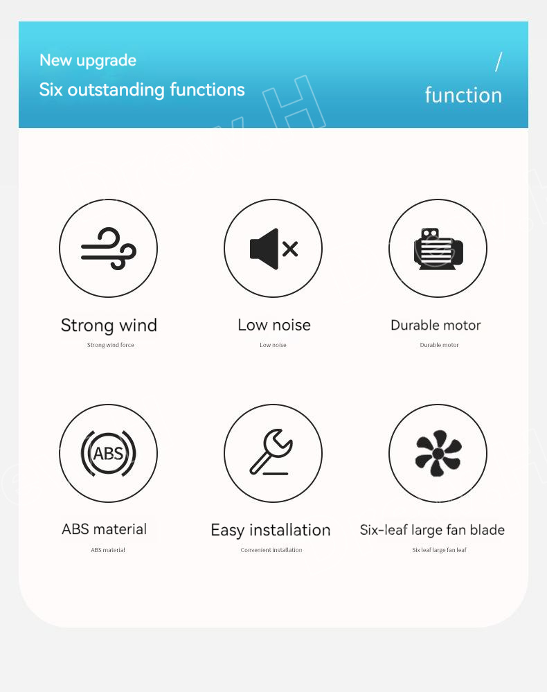 6/8/10/12inch kipas ekzos Silent Bathroom Shutter PVC toilet Kitchen ...