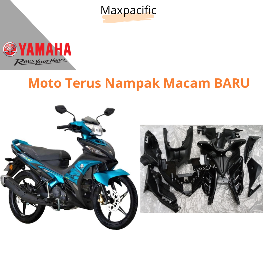 Yamaha Inner lc135 v6 v4 v3 v2 v5 v7 Full Set Cover Hitam OEM 10pcs ...