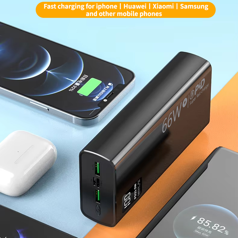 DOSEN Power Bank K7 Fast Charging Four USB Portable Digital Display ...