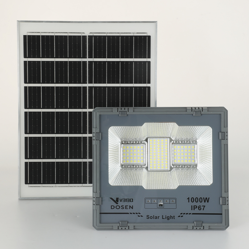 DOSEN solar light outdoor lighting 2000W Solar Spotlight lampu solar ...