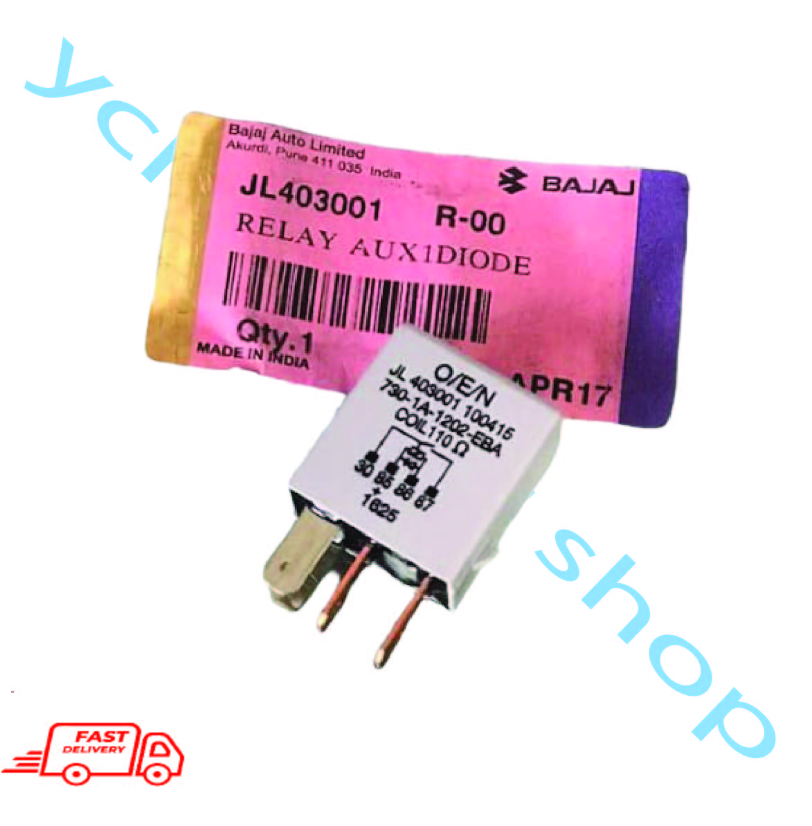 MODENAS NS200/RS200/DOMINAR 400 RELAY AUX1DIODE 100% ORIGINAL JL403001 ...