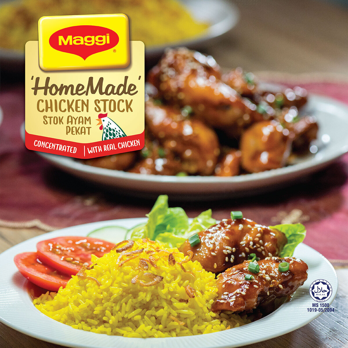 Maggi Chicken Sauce Sos Seasoning Ayam Stock Concentrated Pekat 250g ...