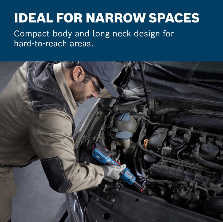 [New Arrival] Bosch 18V 3/8" Drive Cordless Ratchet Wrench GRC 18V-60 ...