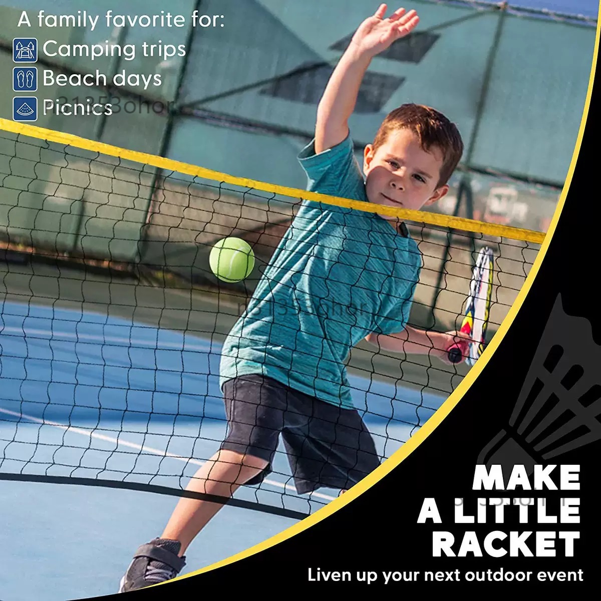 HOT NEW Adjustable Portable Net – Multi-Sport for Junior Badminton ...