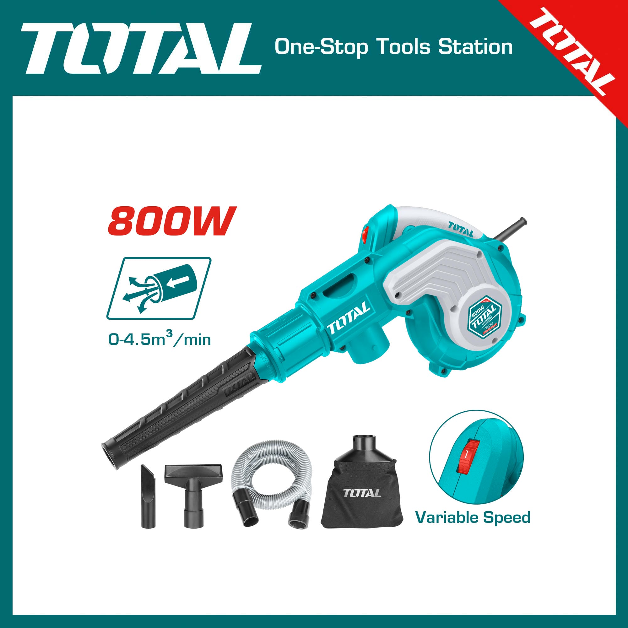 TOTAL Aspirator blower 400W, 650W, 800W | Shopee Malaysia