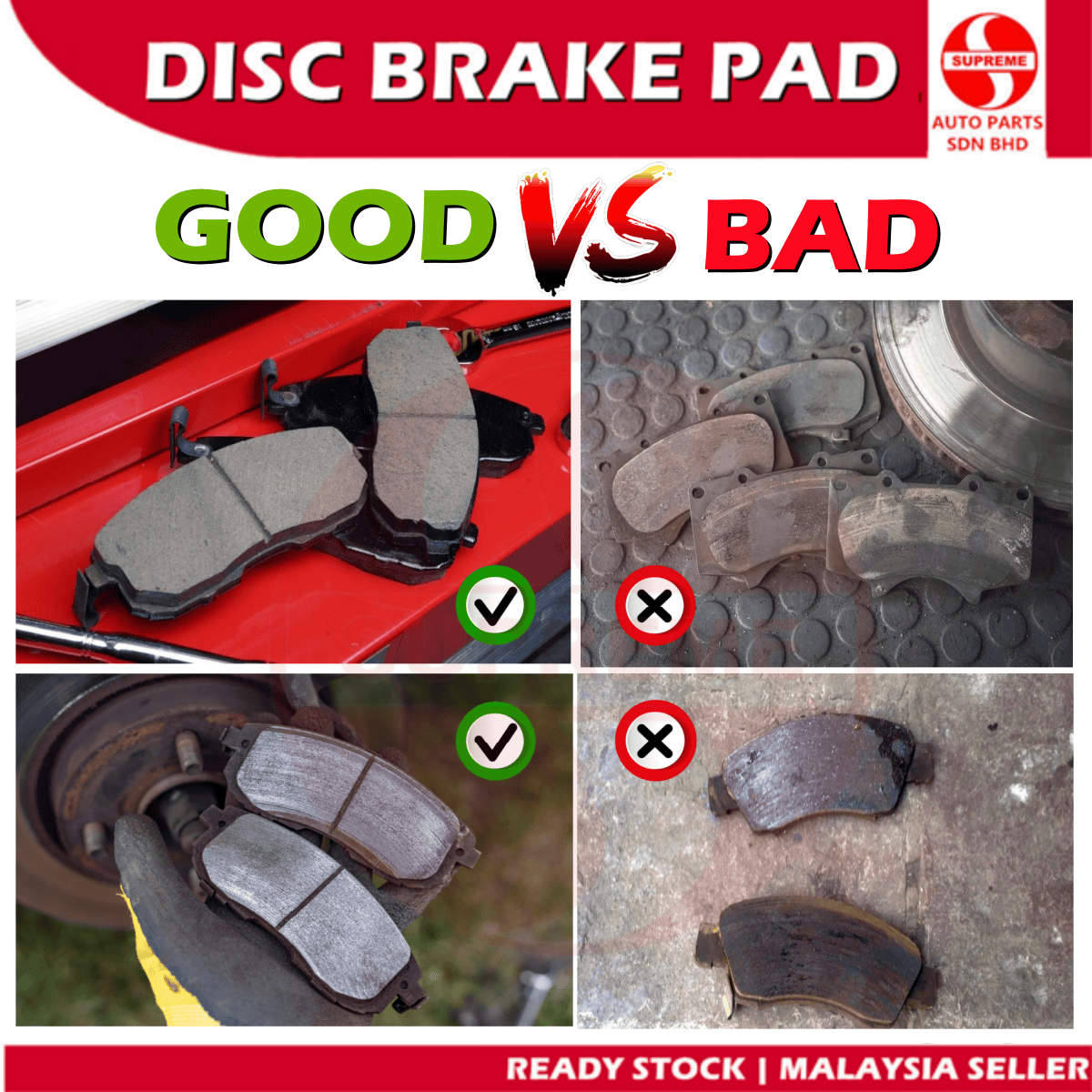 S2U AISIN Disc Brake Pad Rear Toyota Camry ACV40 ACV50 Harrier ZSU60 2. ...