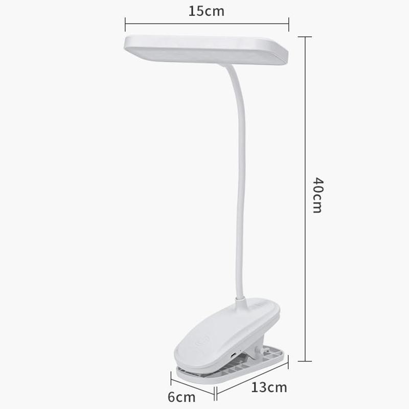 Clip Table Lamp Desk Lamp Table Light For Study USB Plug LED Table ...