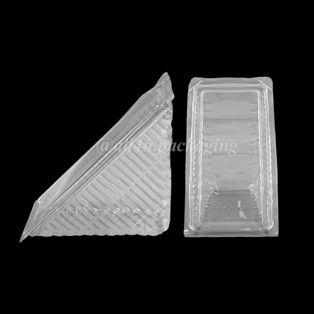 Bekas Sandwich SW-1 PVC Sandwich Box Transparent Container 50pcs ...