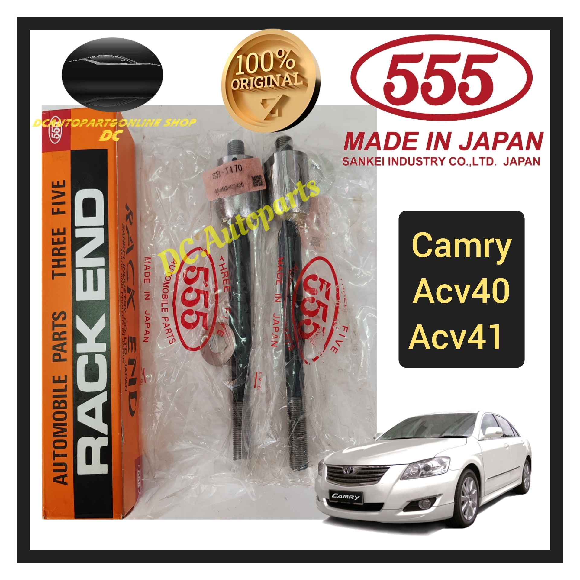 ORIGINAL 555 JAPAN RACK END TOYOTA CAMRY ACV40 ACV41( PRICE FOR 1SET ...