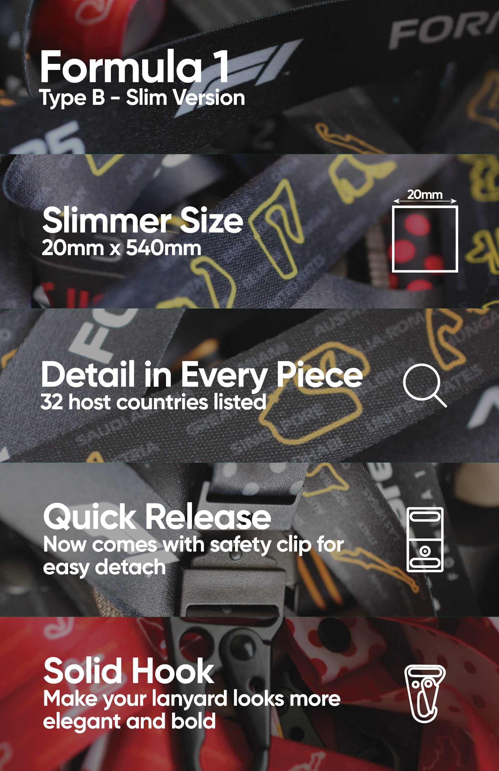 FORMULA 1 LANYARD | F1 SERIES | Shopee Malaysia