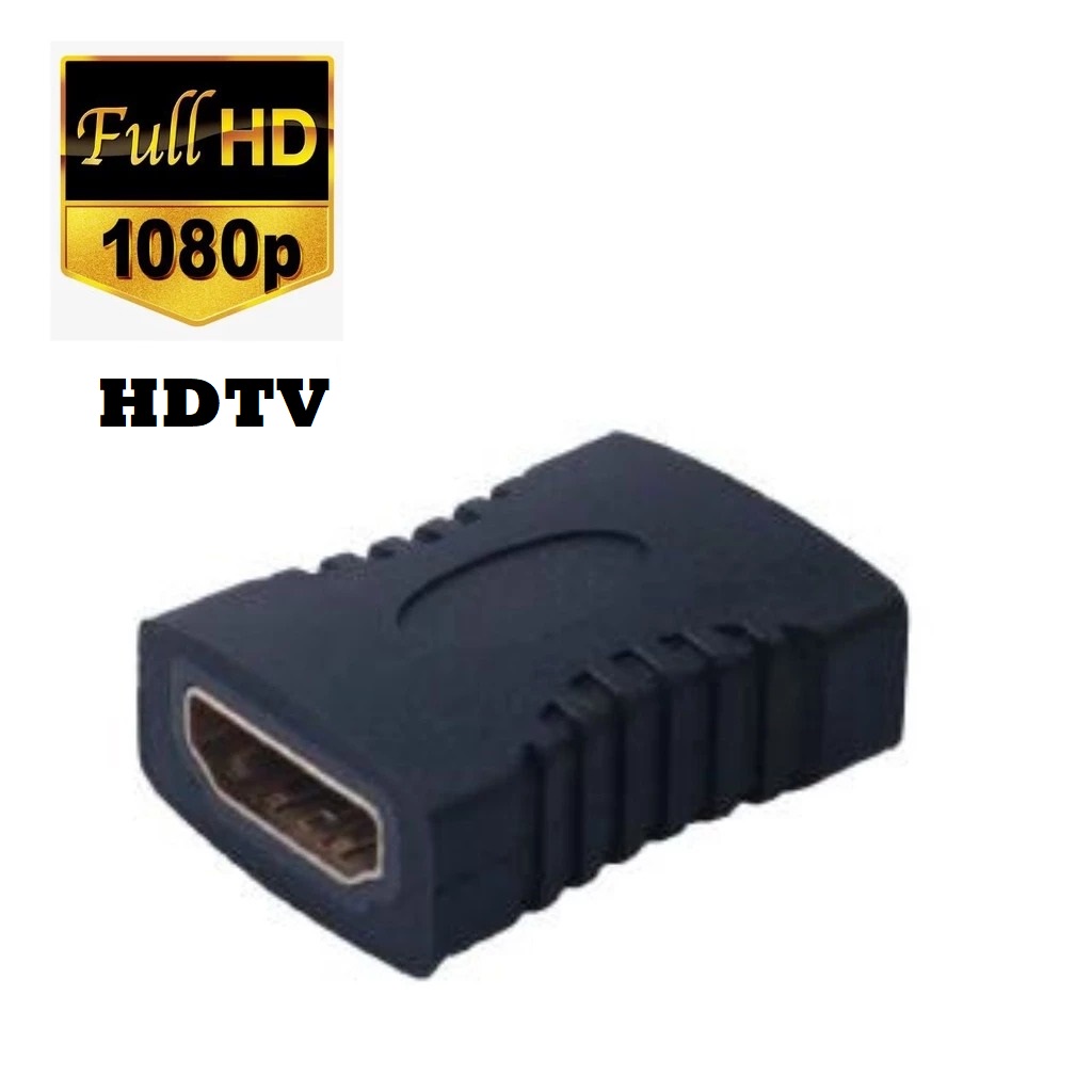 HDMI Straight Extender Joint Connector Female to Female Converter ...