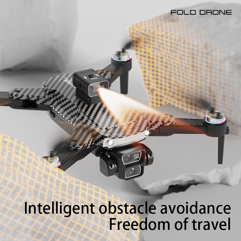 S7 Rc Drone with Dual Camera LCD Screen Remote Control drones Brushless ...