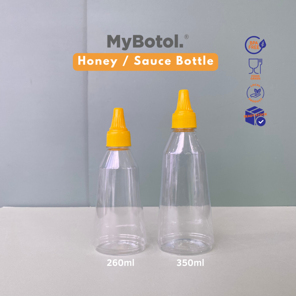 [mybotol] BOTOL PLASTIK / HONEY BOTTLE / BOTOL MADU / SAUCE BOTTLE ...