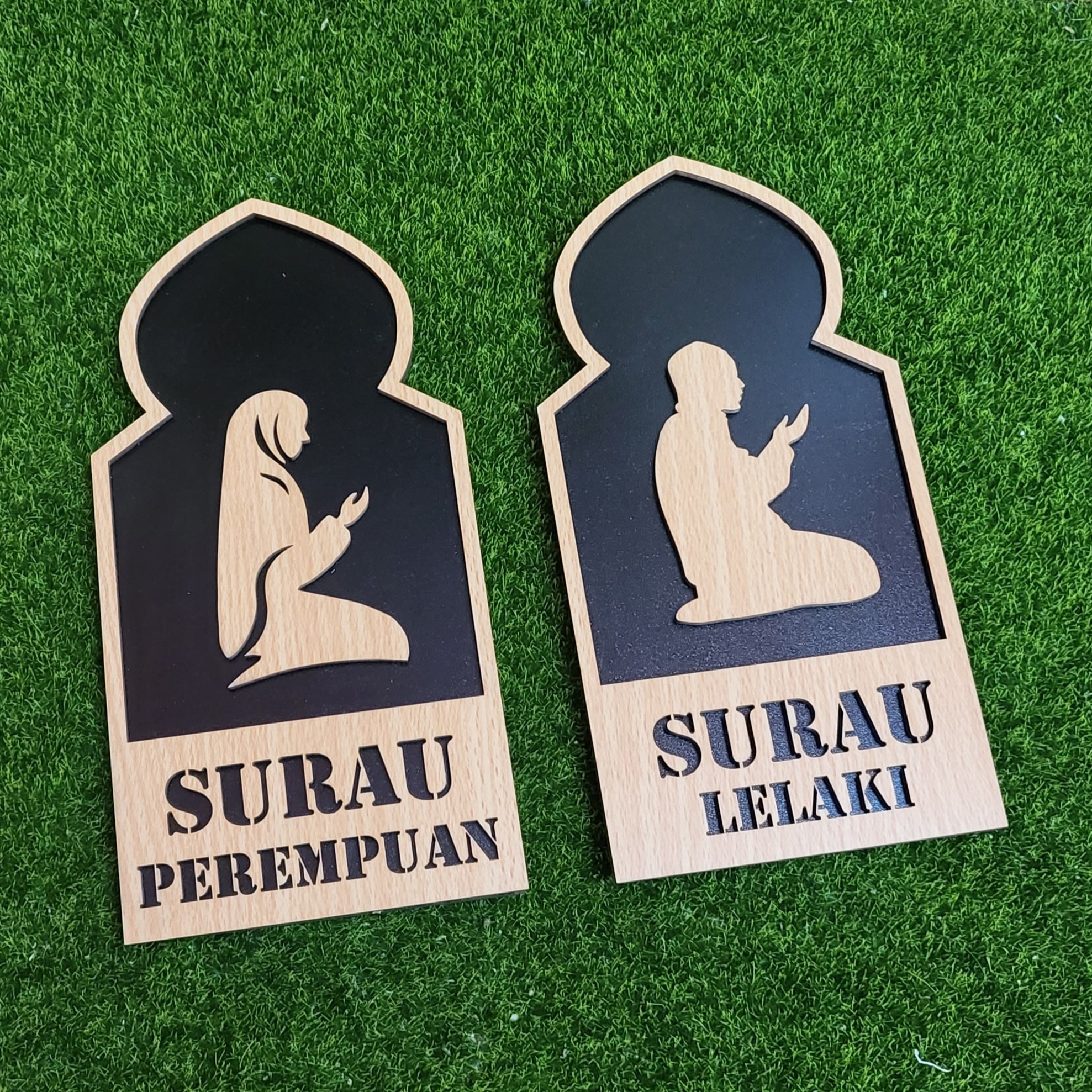 Sign Surau [Wooden Signage][Penanda Surau] | Shopee Malaysia